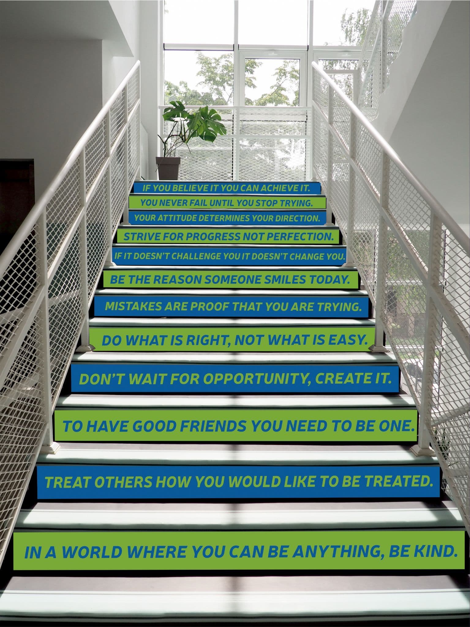 Stair Riser signs