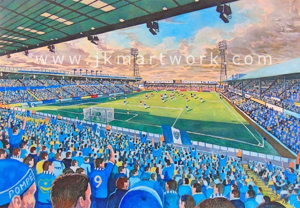 fratton park print