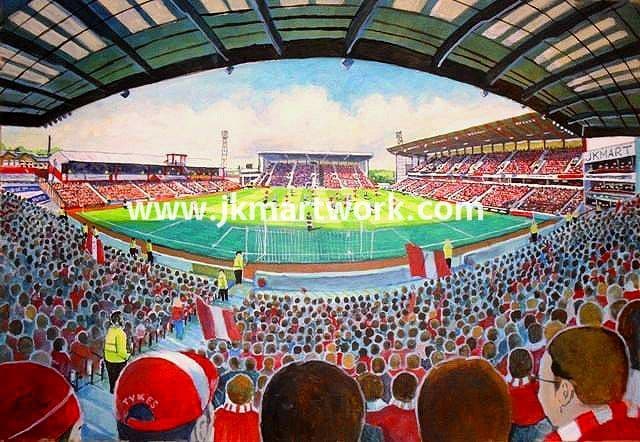 Hand Painted original of oakwell