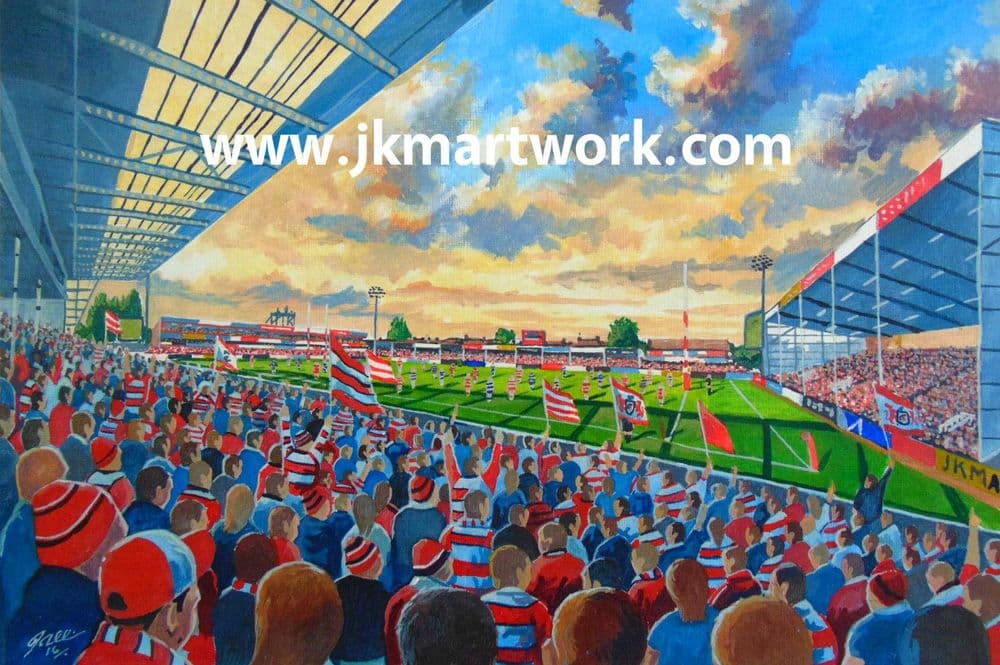 kingsholm a3 size print