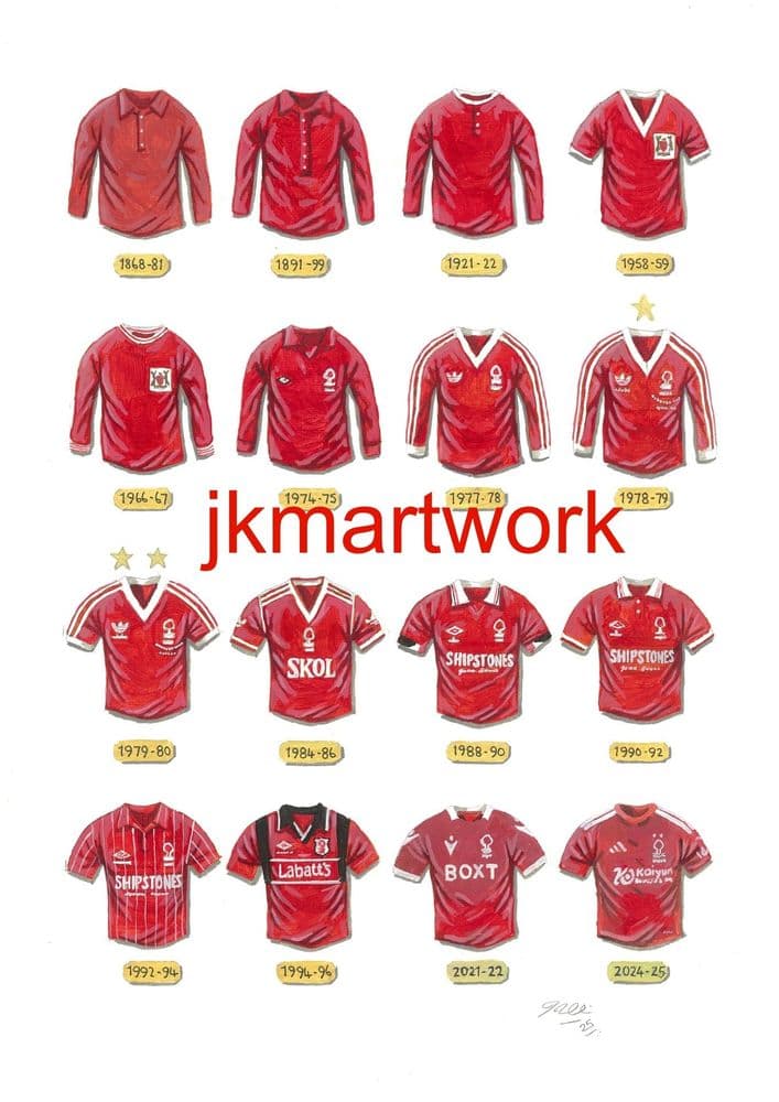 n forest shirts through the years