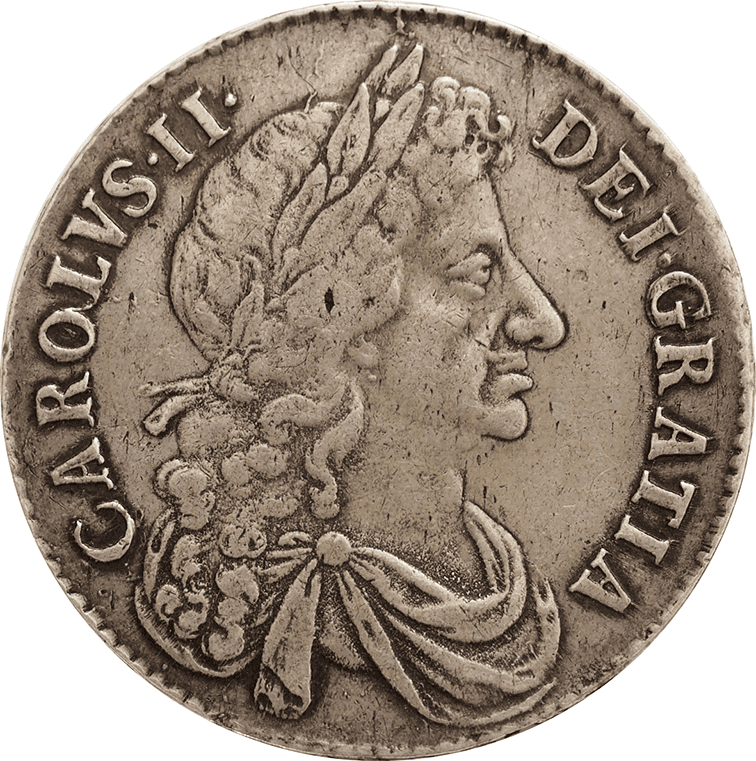 1673 Charles II Halfcrown