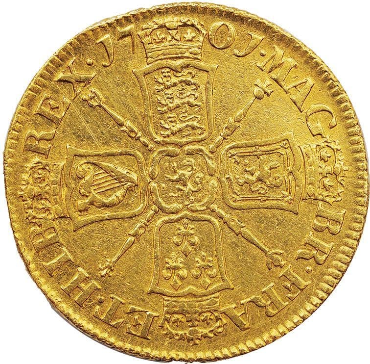 1701 William III Gold Guinea