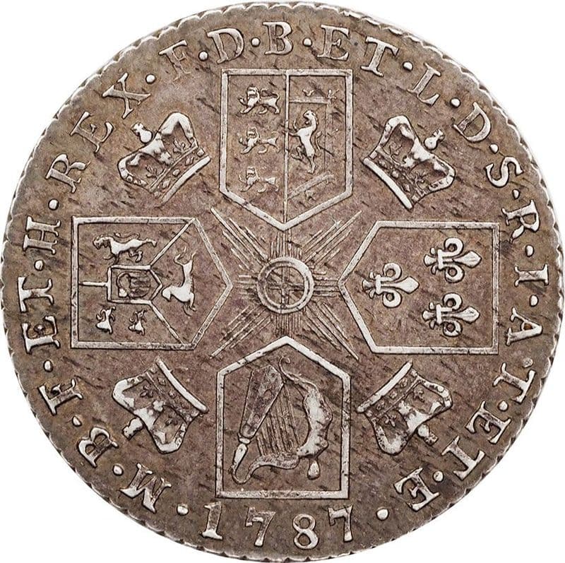 1787 George III Silver Shilling