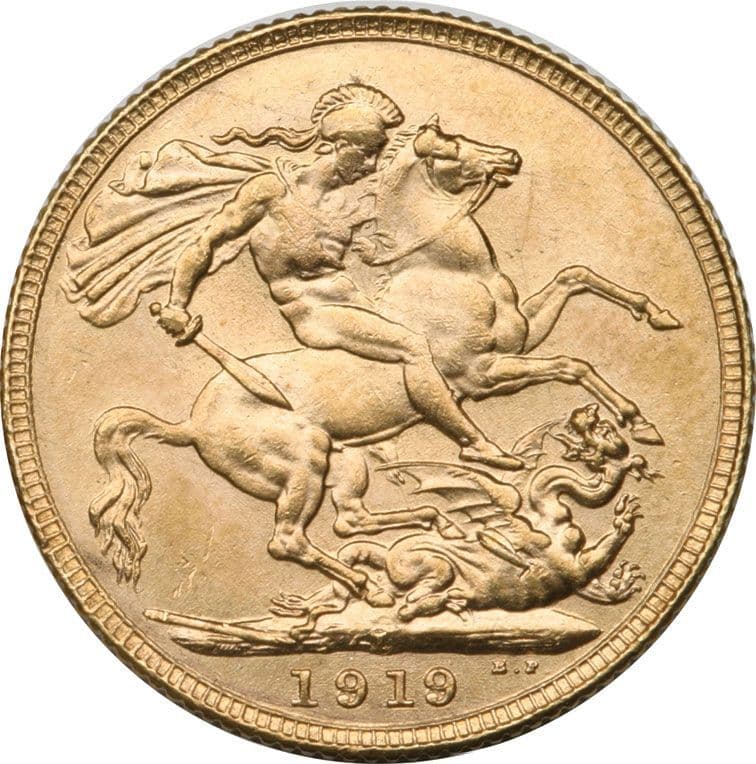 1919 George V Gold Sovereign