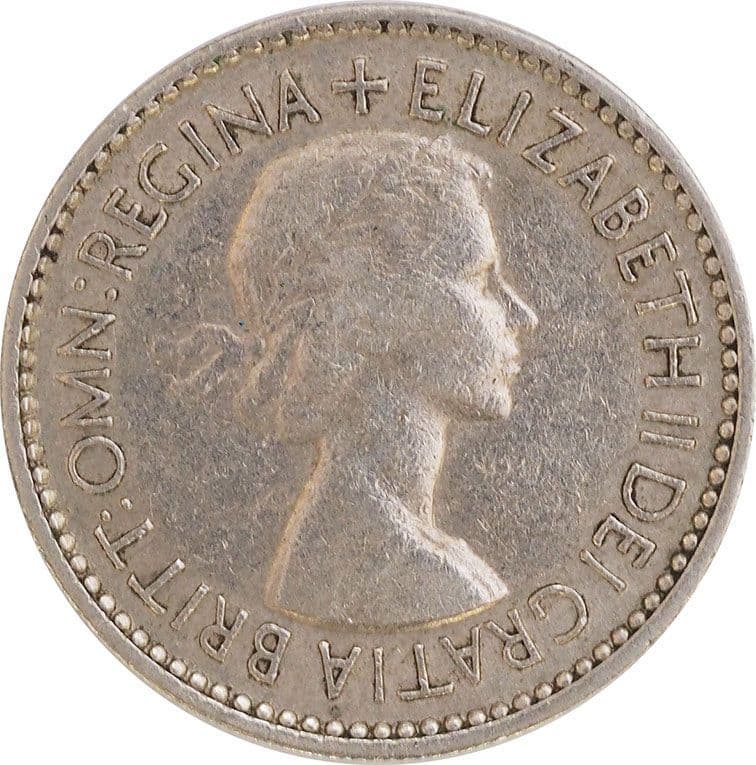 1953 Coronation Sixpence for Queen Elizabeth II