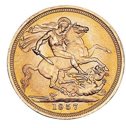 1957 Gold Sovereign for Queen Elizabeth II