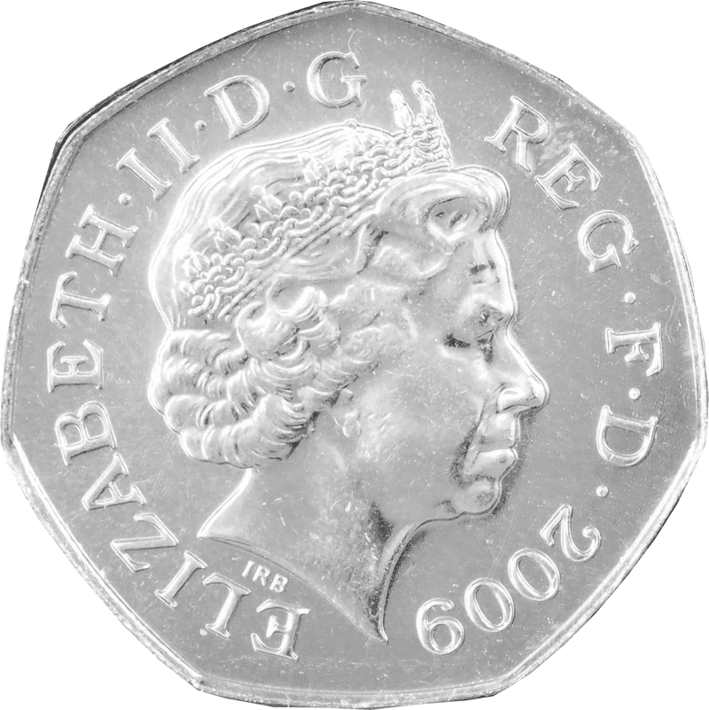 2009 Blue Peter Olympic 50p
