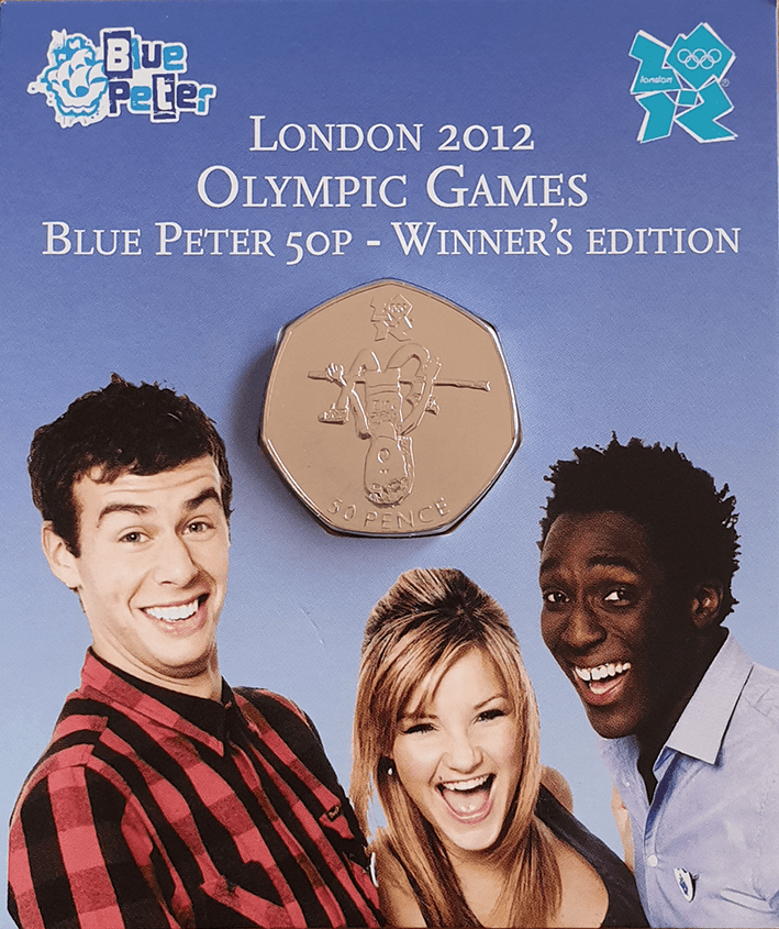 2009 Blue Peter Olympic 50p