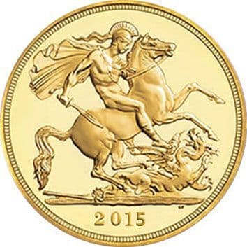 2015 Royal Mint Gold Bullion Sovereign