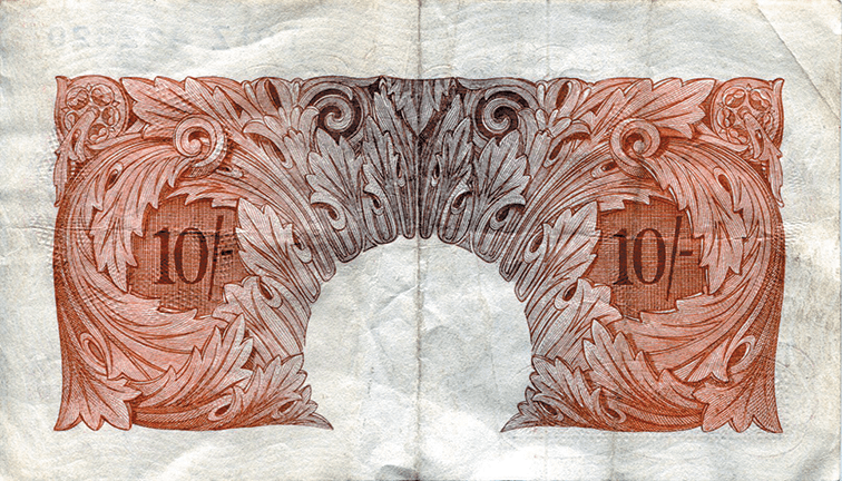 British Ten Shilling Note