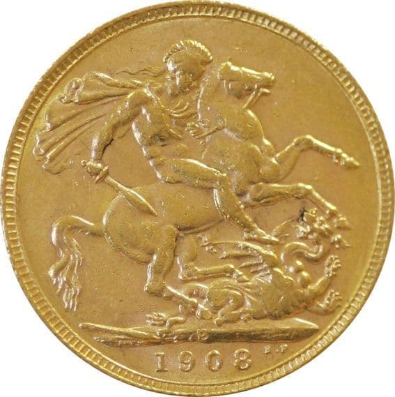 Edward VII Gold Sovereign 1902-1910