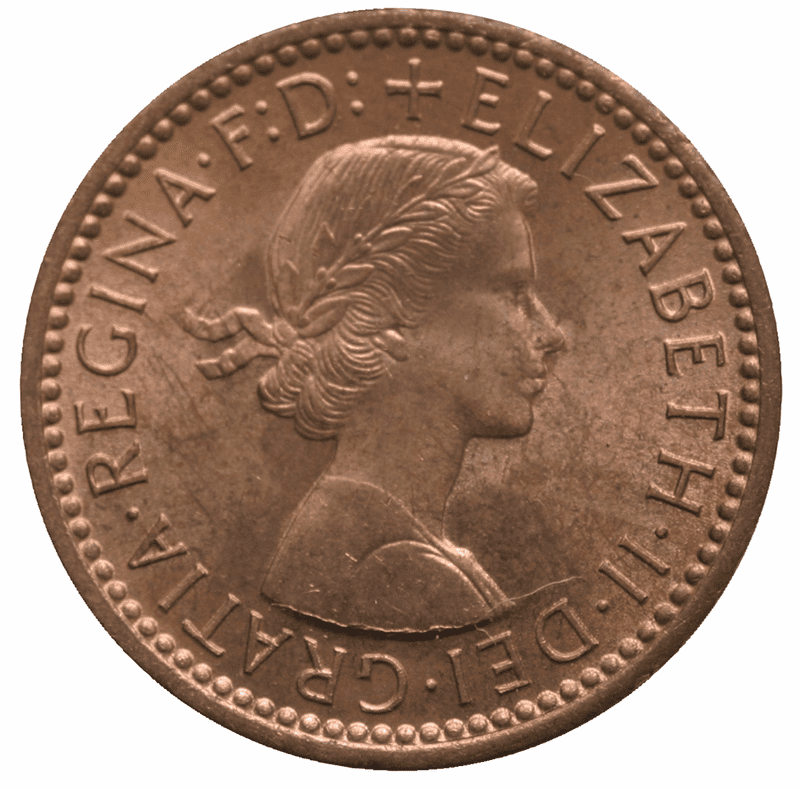 Elizabeth II 1956 Farthing