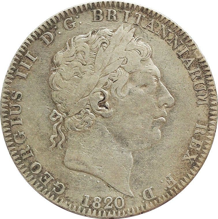 George III Silver Crown 1818-1820