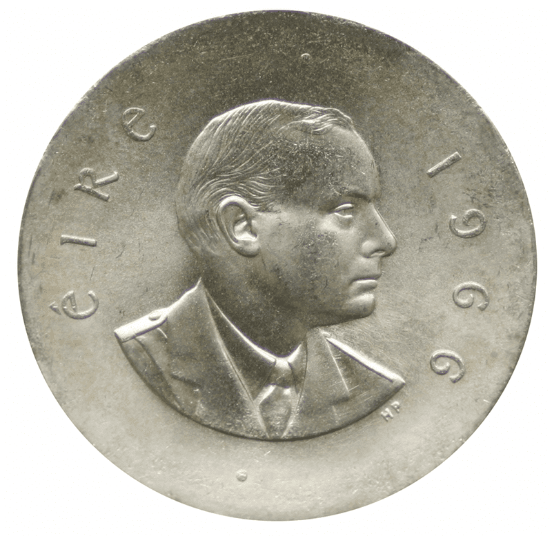 Irish 1966 Ten Shilling Silver Commemorative