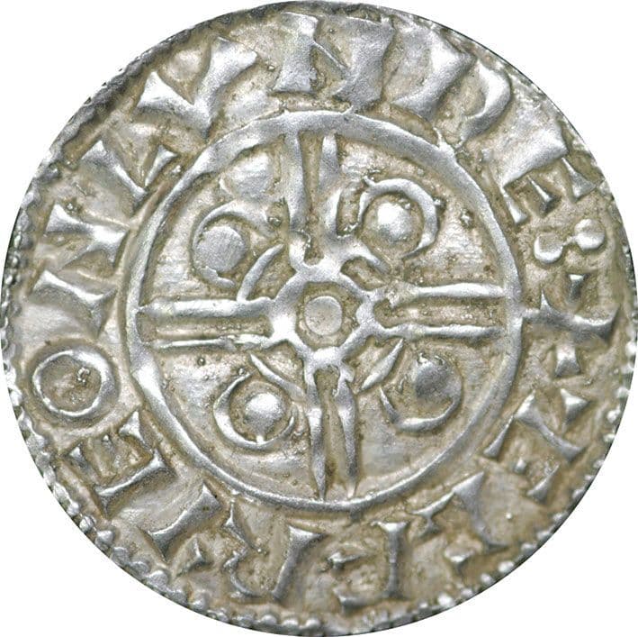 King Canute Cnut Silver Penny 1016- 1035