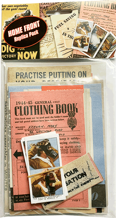 Memories in a Pack- World War II Home Front Replica Pack