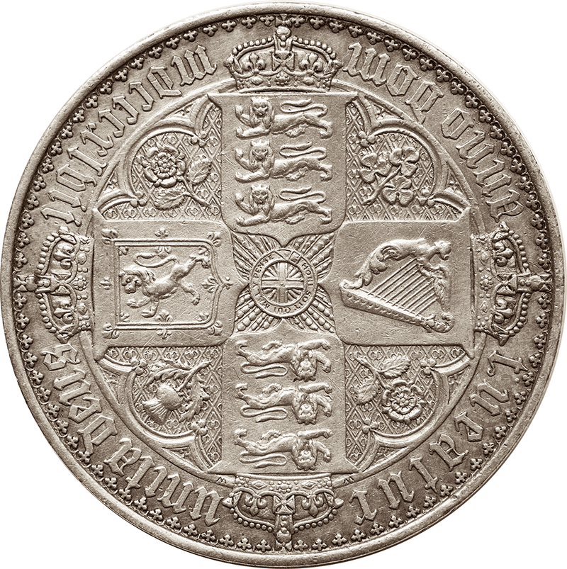 Queen Victoria 1847 Gothic Crown