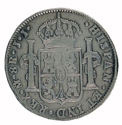 Silver Spanish piece of Eight
