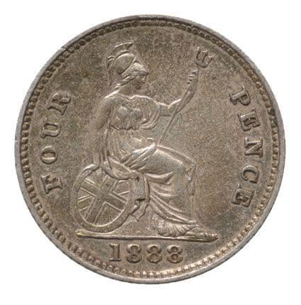 Victoria 1888 Silver Groat