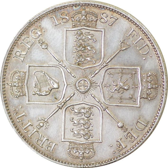 Victoria Double Florin 1887-1890