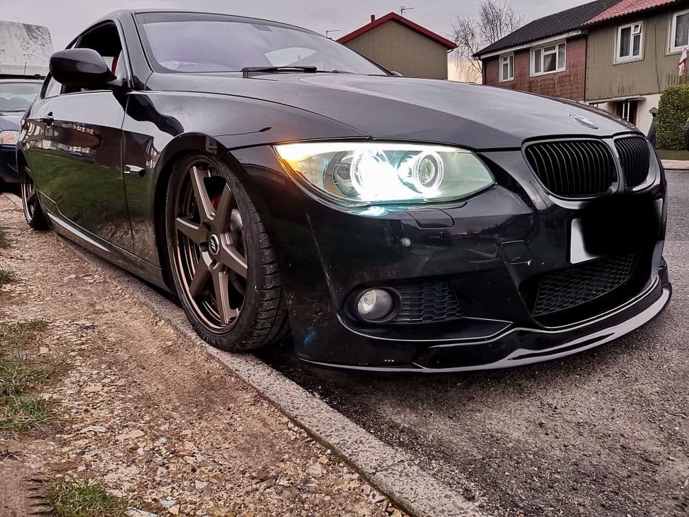 Arkam Front Lip Splitter-Bmw E92/E93 M-Sport Lci