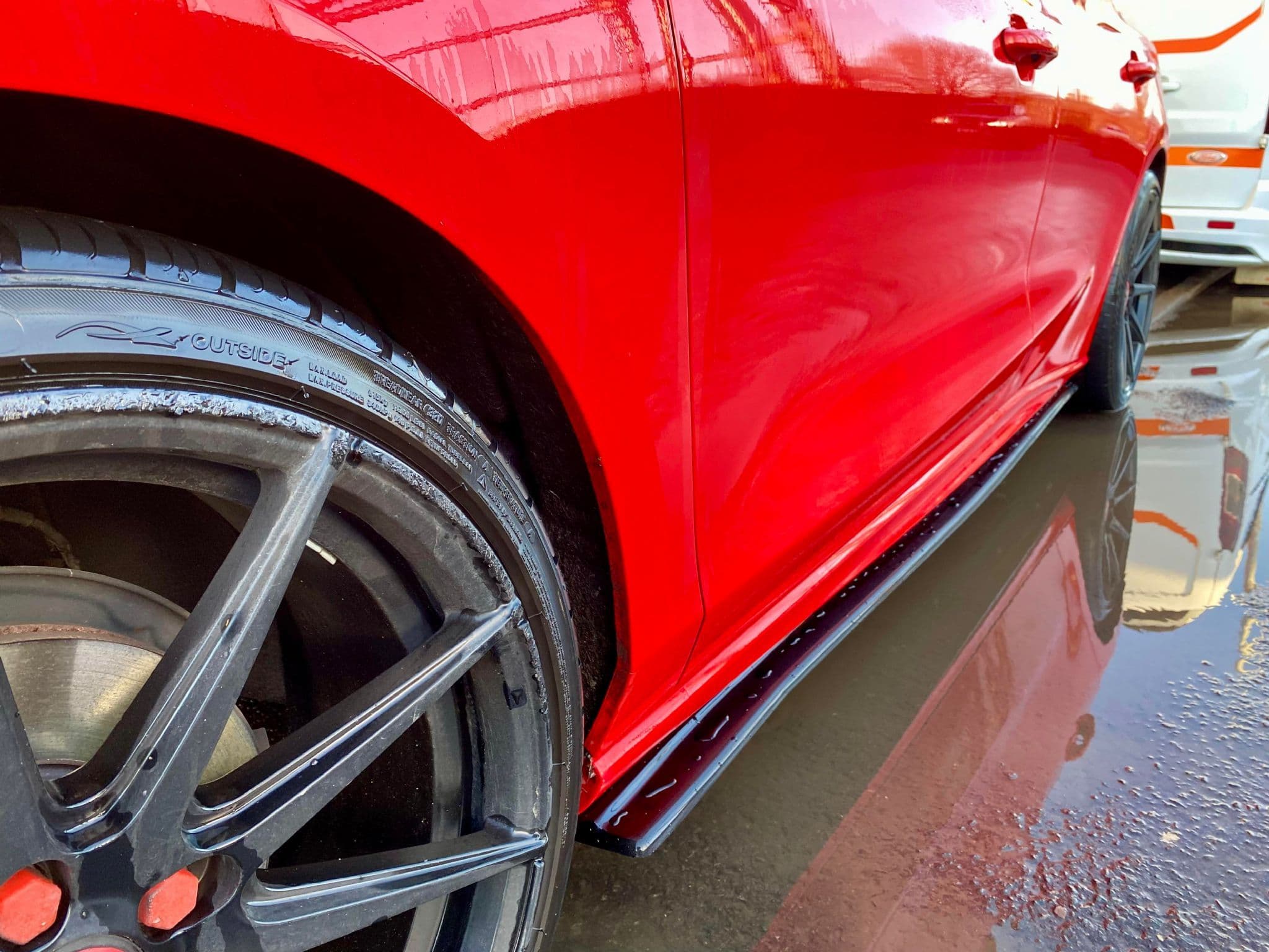 FOCUS MK4 & 4 5 SIDE SKIRT AND REAR CORNER SPLITTERS
