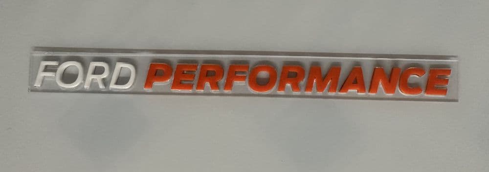 Ford Performance Splitter Badge
