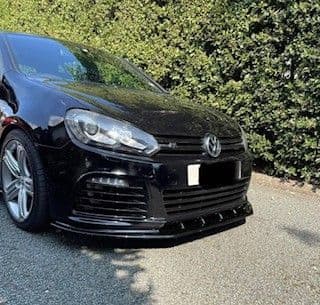 Front Lip And Side Skirt Splitters-Vw Golf Mk6 R