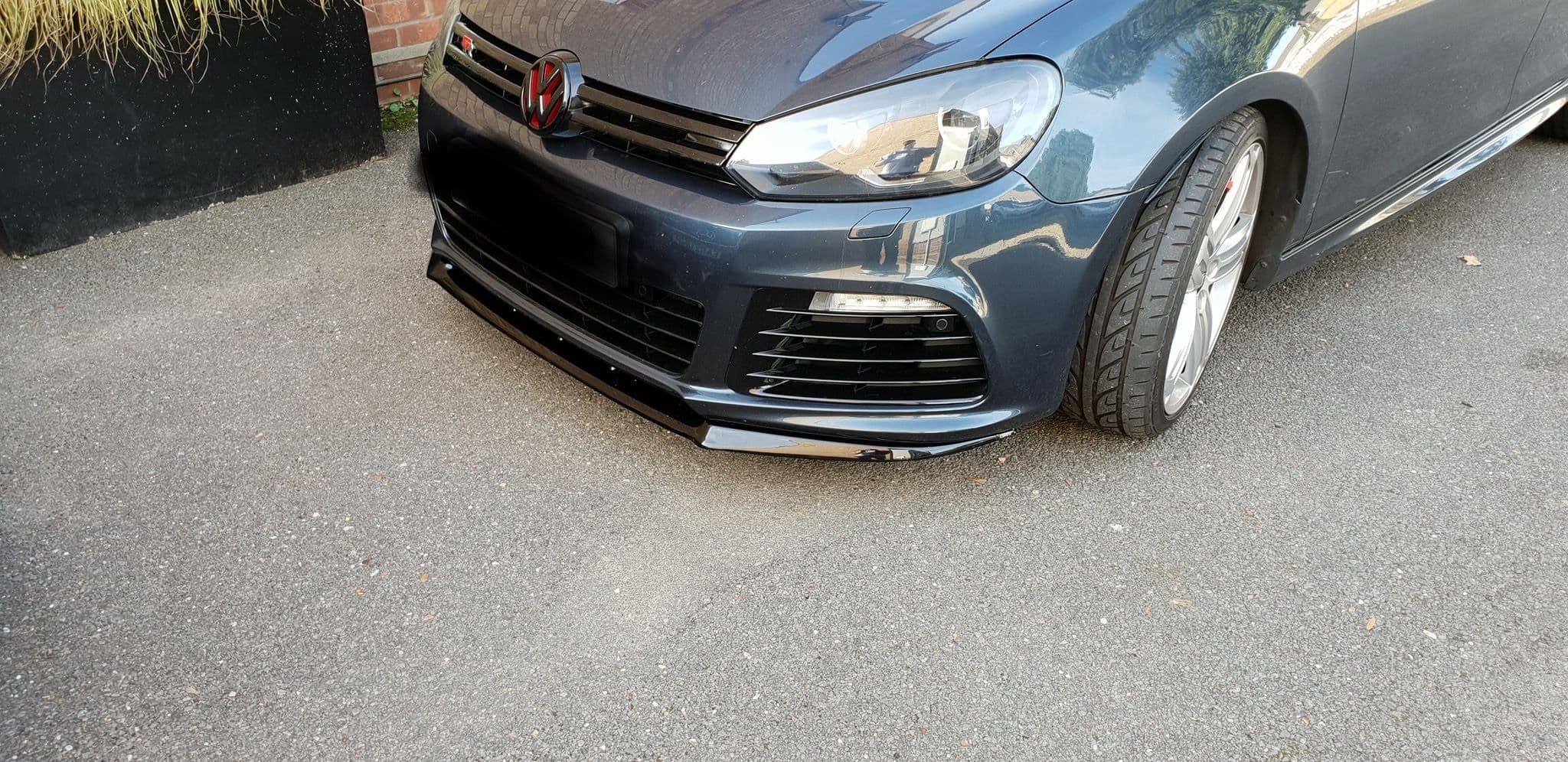 Front Lip Splitter-Vw Golf Mk6 R