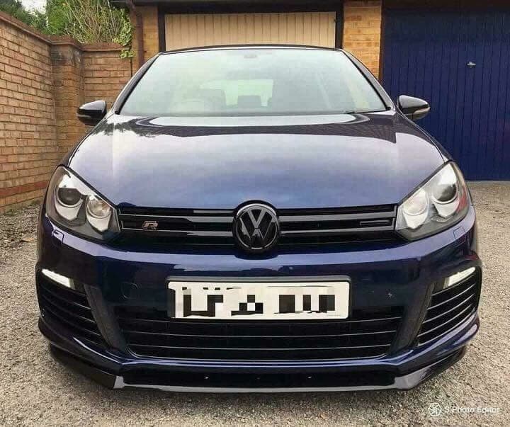Front Lip Splitter-Vw Golf Mk6 R