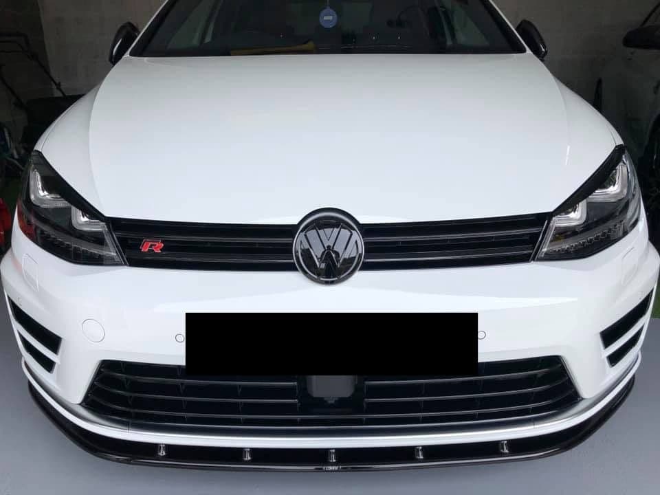 Front Lip Splitter-Vw Golf Mk7 R Pre-face