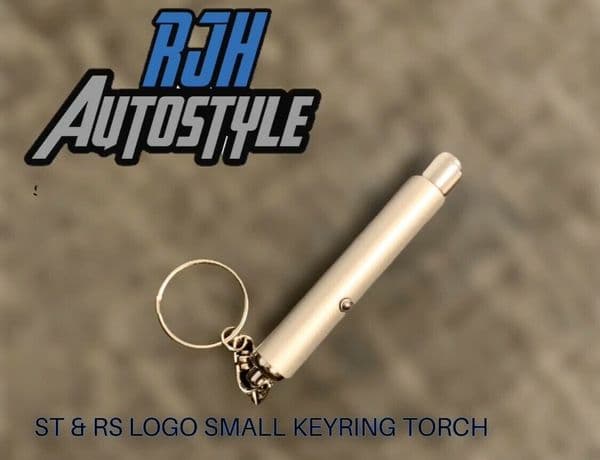 RJH MINI RS LOGO KEYRING TORCH