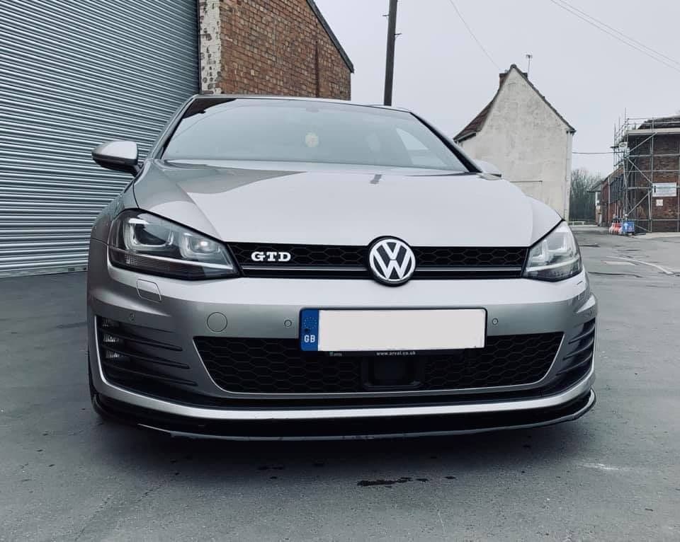 VW GOLF MK7 GTD -Front Lip Splitter