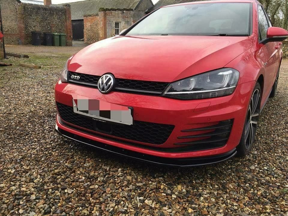 VW GOLF MK7 GTD -Front Lip Splitter