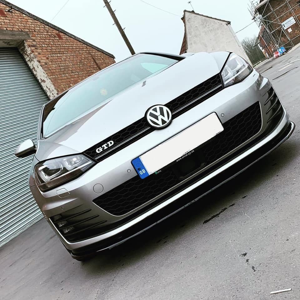VW GOLF MK7 GTD -Front Lip Splitter