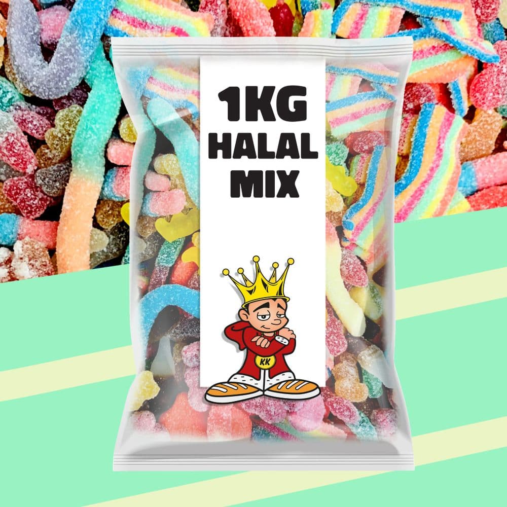 1kg Halal Sweets Mix Bag