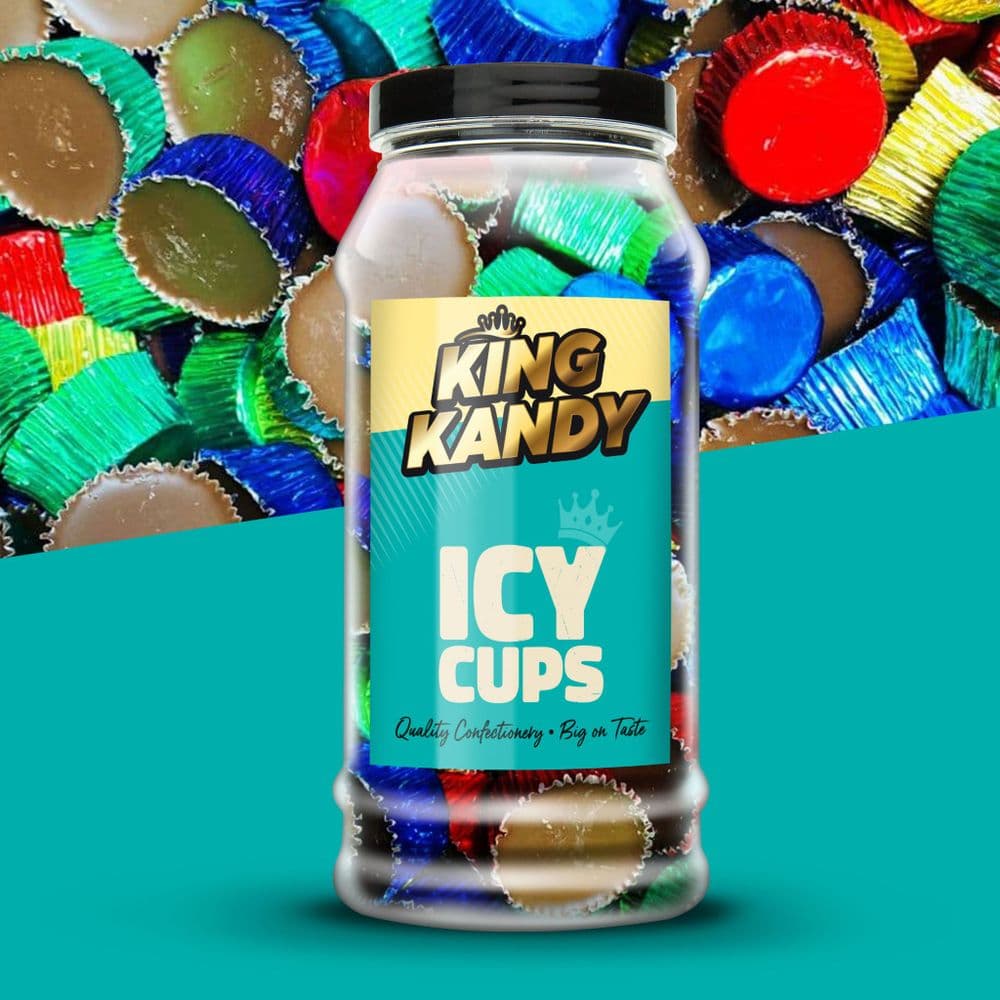 450g Chocolate Icy Cups Gift Jar