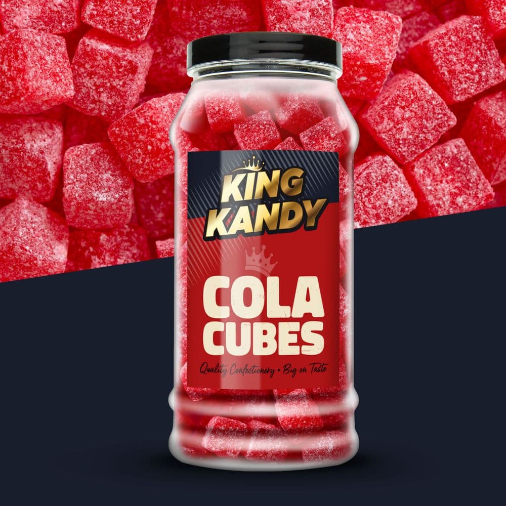 645g Cola Cube Sweets Gift Jar