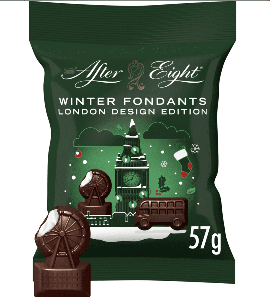 After Eight Winter Fondants Dark Mint Chocolate Bag 57g