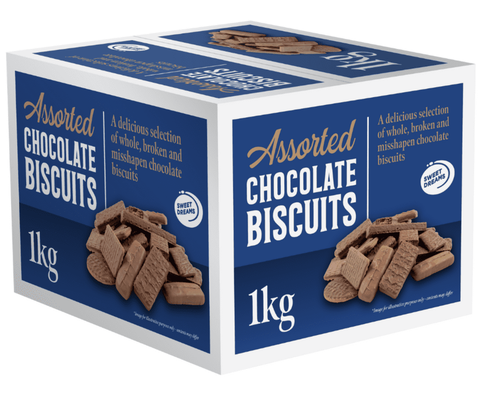 Assorted Chocolate Biscuits Box 1kg