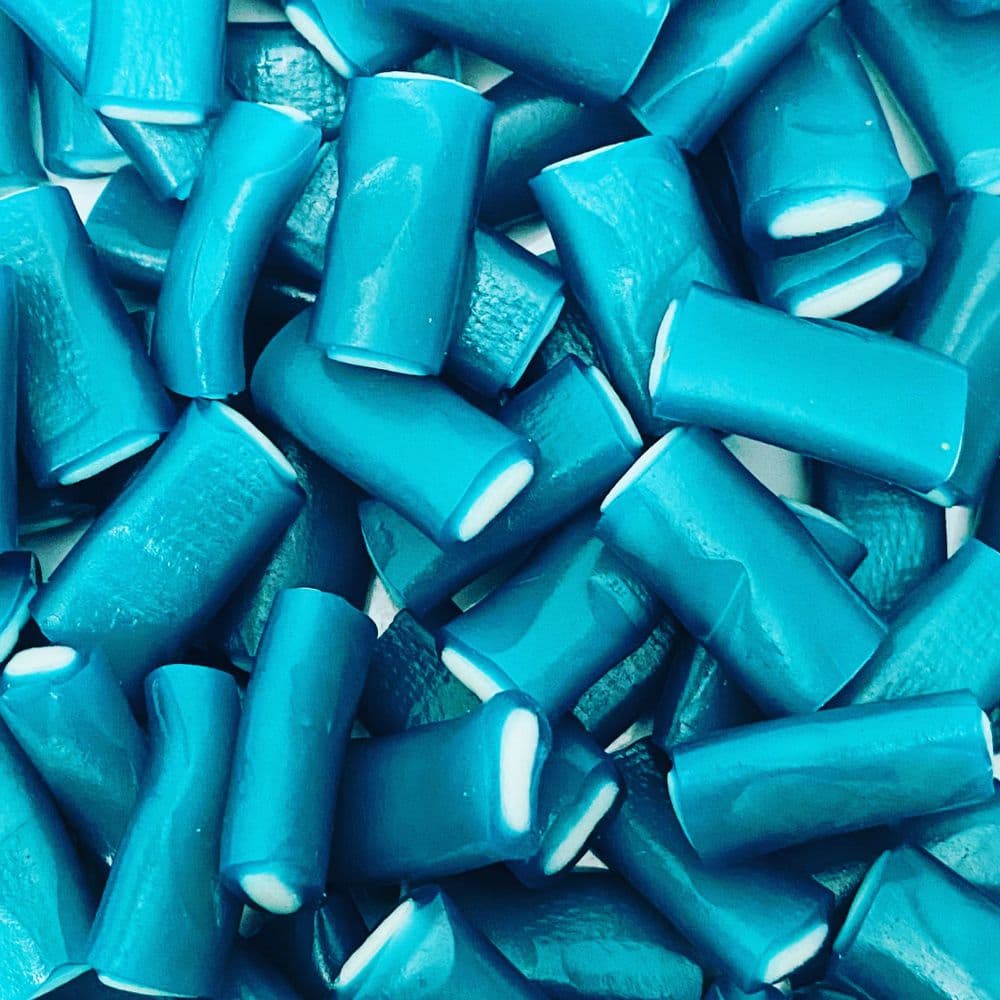 Blue Raspberry Pencil Bites 100g Bag