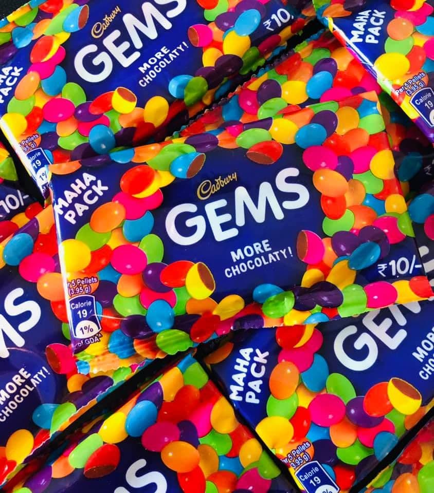 Cadbury Chocolate Gems 21g Indian Import