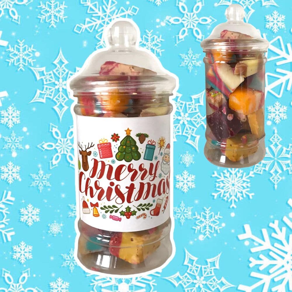 Christmas Victorian Jar Fudge Mix