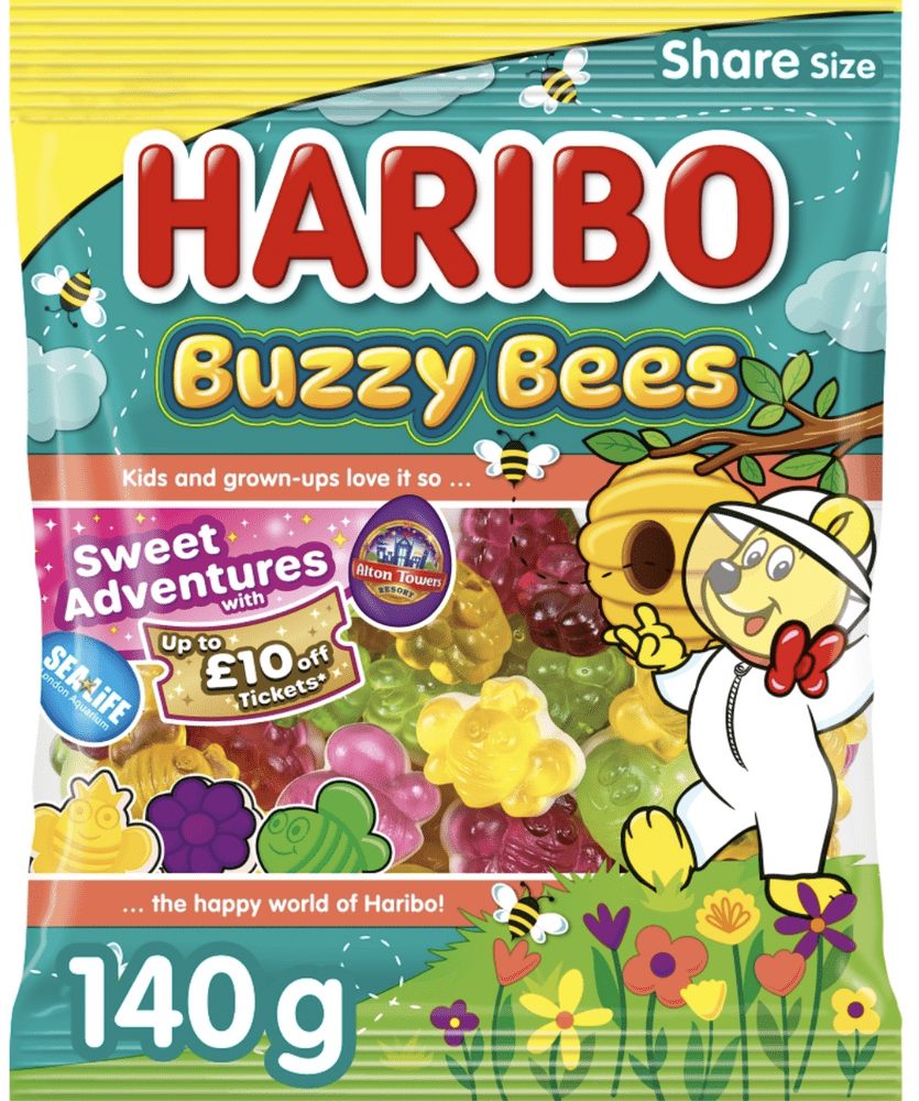 Haribo Buzzy Bees 140g Bag