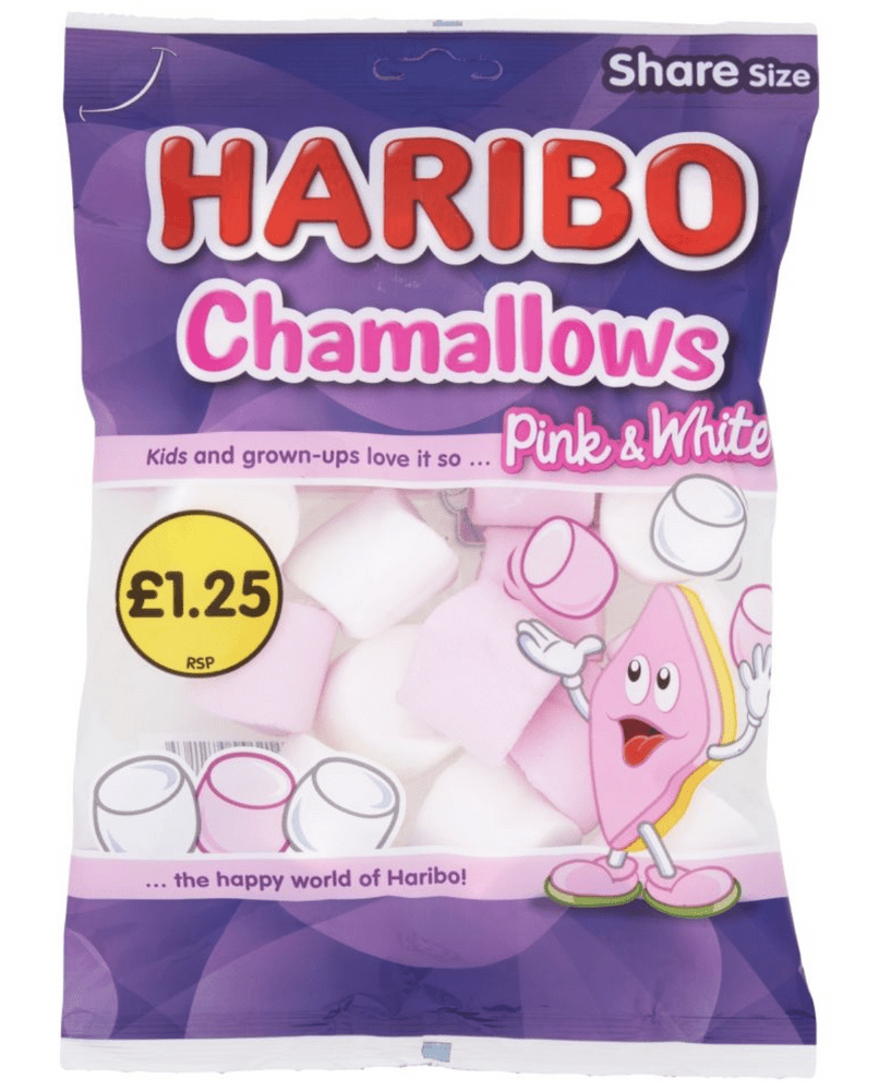 Haribo Chamallows Pink & White Share Bags 140g
