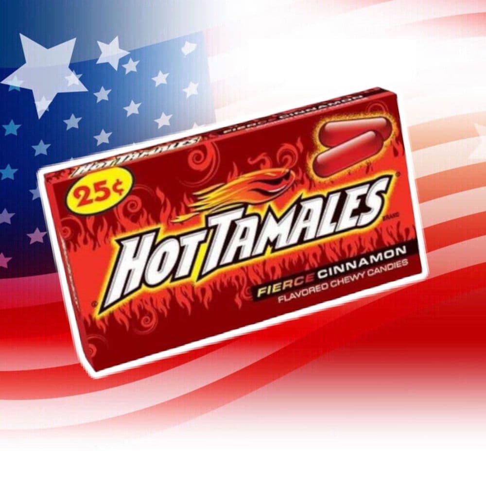 Hot Tamales Fierce Cinnamon Candy 22g Box