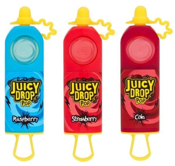 Juicy Drop Pop Lollipop With Sour Gel 26g