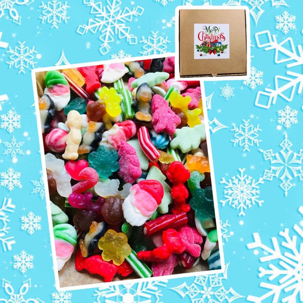 Merry Christmas 1kg Box Choose Your Own Sweets