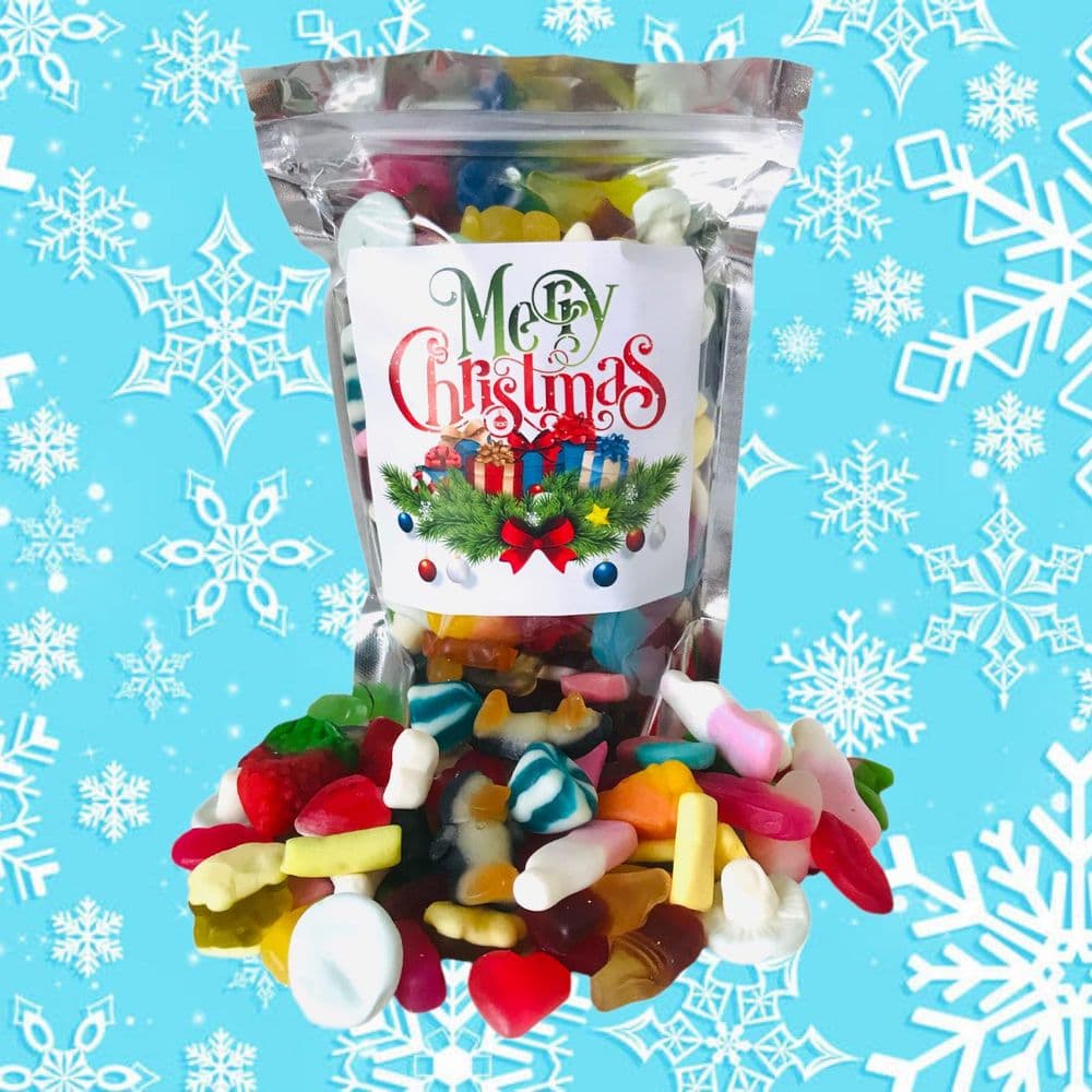 Merry Christmas Pouch Choose Your Own Sweets